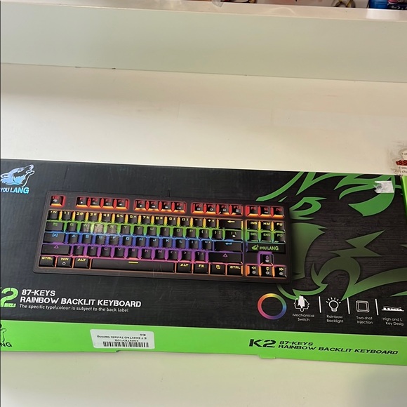 Video Games & Consoles | Youlang K2 Rainbow Backlit Keyboard | Poshmark